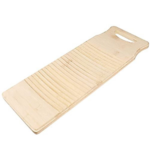 Washboard Bamboo Washboard 50x18x1.8cm Wash Board For Hand Washing Cloths Washboard For Laundry Hand Wash Board Clothes Washing Tool for Home Washboard Wood Washboard