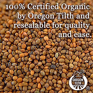 Speckled Pea Sprouting Seeds - 1 Lbs - Certified Organic, Non-GMO Green Pea Sprout Seeds - Sprouts & Microgreens