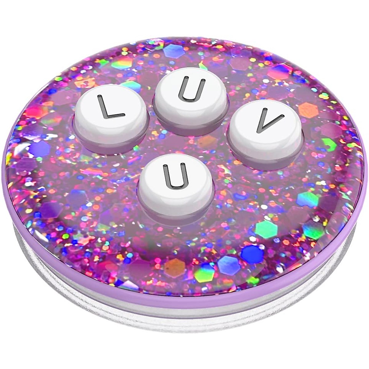 ​​​​PopSockets Phone Grip with Expanding Kickstand, Graphic PopGrip - Alphabet Soup LUV