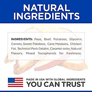 Hill's Grain Free Dog Treats, Soft-Baked Naturals with Beef & Sweet Potatoes, Soft Healthy Dog Snacks, 8 oz. Bag