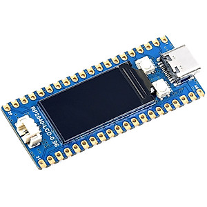 waveshare RP2040 MCU Board with Pre-Soldered Header, Onboard 0.96inch 160x80 IPS LCD Display, Pico-Like MCU Board Based on Raspberry Pi RP2040, Dual-Core Arm Cortex M0+ Processor