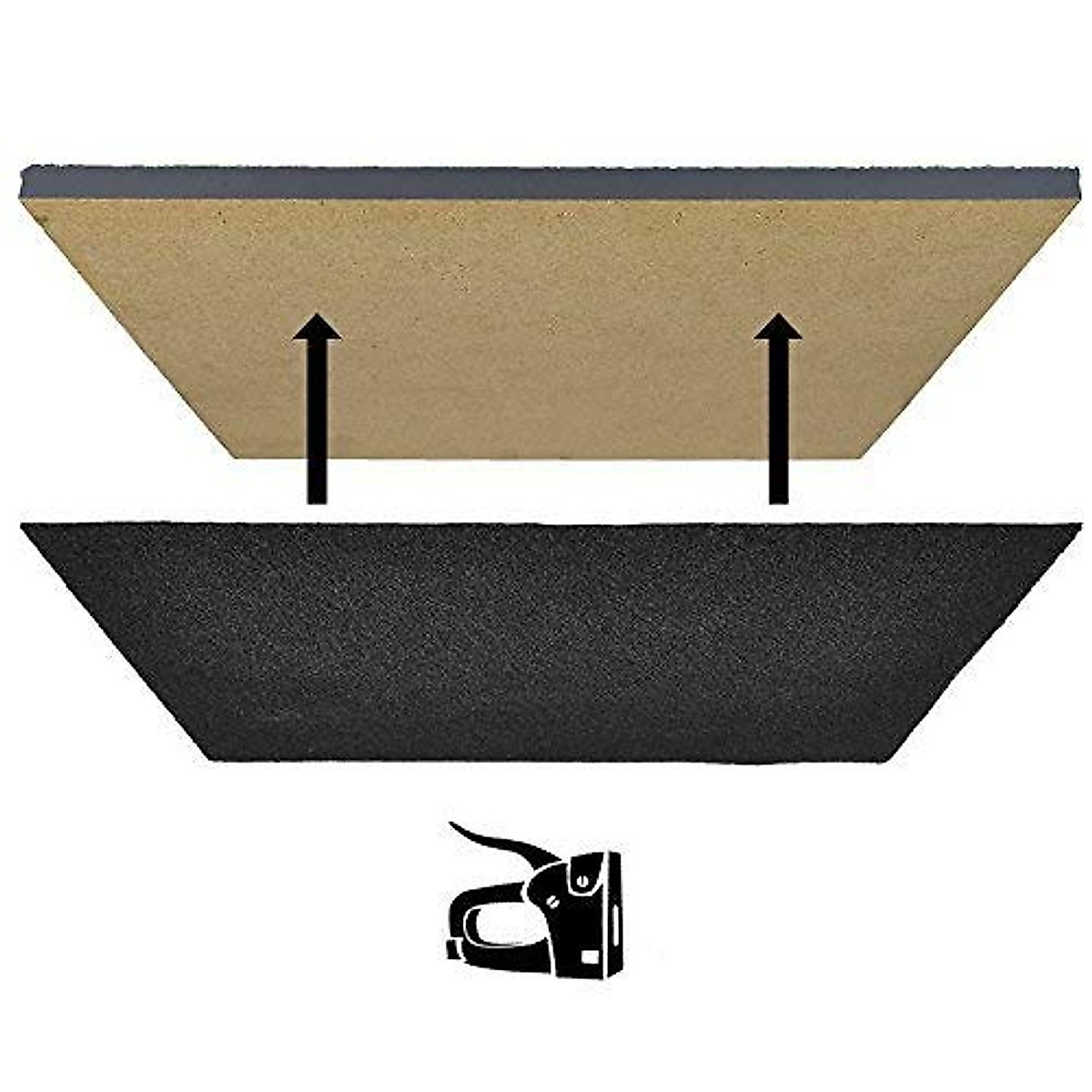 Gun Storage Solutions RR10SK-OR 10 Rifle Rod Starter Kit (Orange, 10 Rifle Rods and 15" x 19" Shelf Liner)