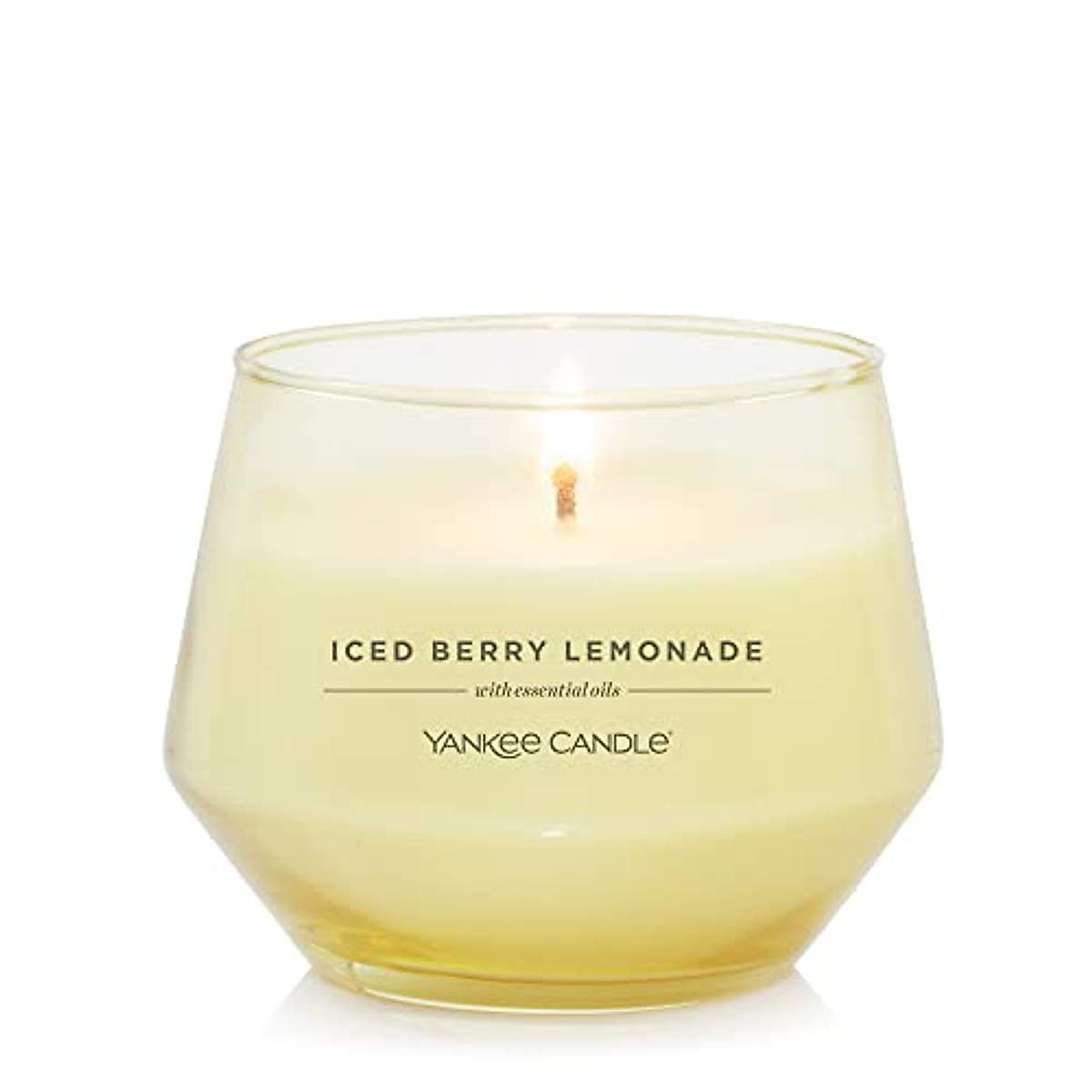 Yankee Candle Studio Medium Candle, Iced Berry Lemonade, 10 oz, Home Décor