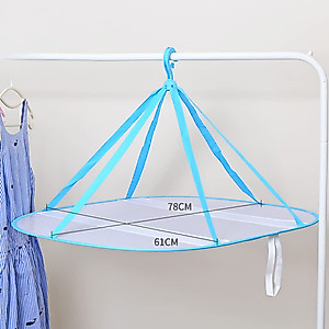 Healifty Hat Rack Clothes Clothes Organizer Hanging Dryer Foldable Sweater Drying Basket Cloth Drying Rack for Sweaters Socks Towels Bras Shoe Rack for entryway Underwear Stuff Clothes Drying Rack