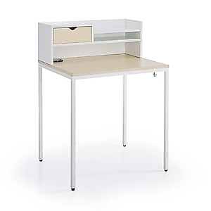 Brite Furniture Brite Desktop Hutch for 30"W Desks Light Maple