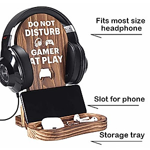OCCdesign Gamer Gifts for Teenage Boy Men, Gamer Headset Stand for Gaming, Game Room Decoration, Gamer Gifts for Son Grandson Dad Boyfriend