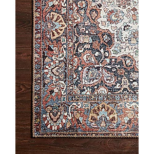 Loloi II Wynter WYN-01 Red/Multi Traditional Area 7'-6" x 9'-6"
