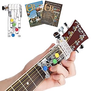 ChordBuddy “MADE IN THE USA” - Guitar Learning with Songbook, Lesson Plan, App, and Right Handed ChordBuddy