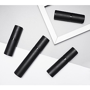 3 Pack Black Airless Pump Bottle Travel Lotion Bottles Cosmetic Cream Bottle Vacuum Pump Bottles Makeup Dispenser Container (30ml/1oz)