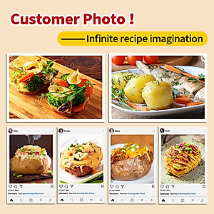 MUXIUNT Microwave Baked Potato Cooker As Seen On Tv Cooks In Minutes Tender & Fluffy,baking Potato Cooker For Microwave Oven,Twice Baked Potatoes Steamer,Microwave Baked Potato Bag Upgrade BPA-free