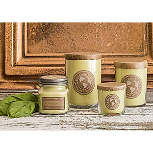Eco Candle Co. Recycled Candle, Naked, 18 oz. Double Wick - Unscented - 100% Soy Wax, No Lead, Kraft Paper Label & Lid, Hand Poured, Phthalate Free, Midwest Grown Soybeans, All Natural Wicks