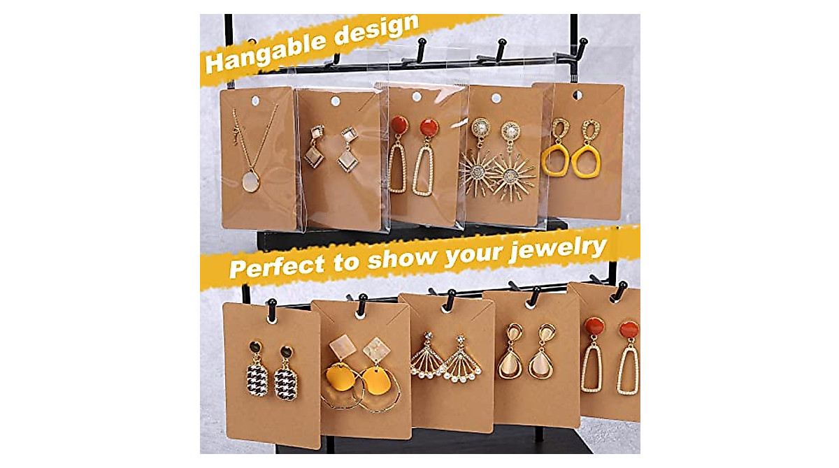 ovacor 500 Pcs Earring Card Set - Jewelry Display & Packaging