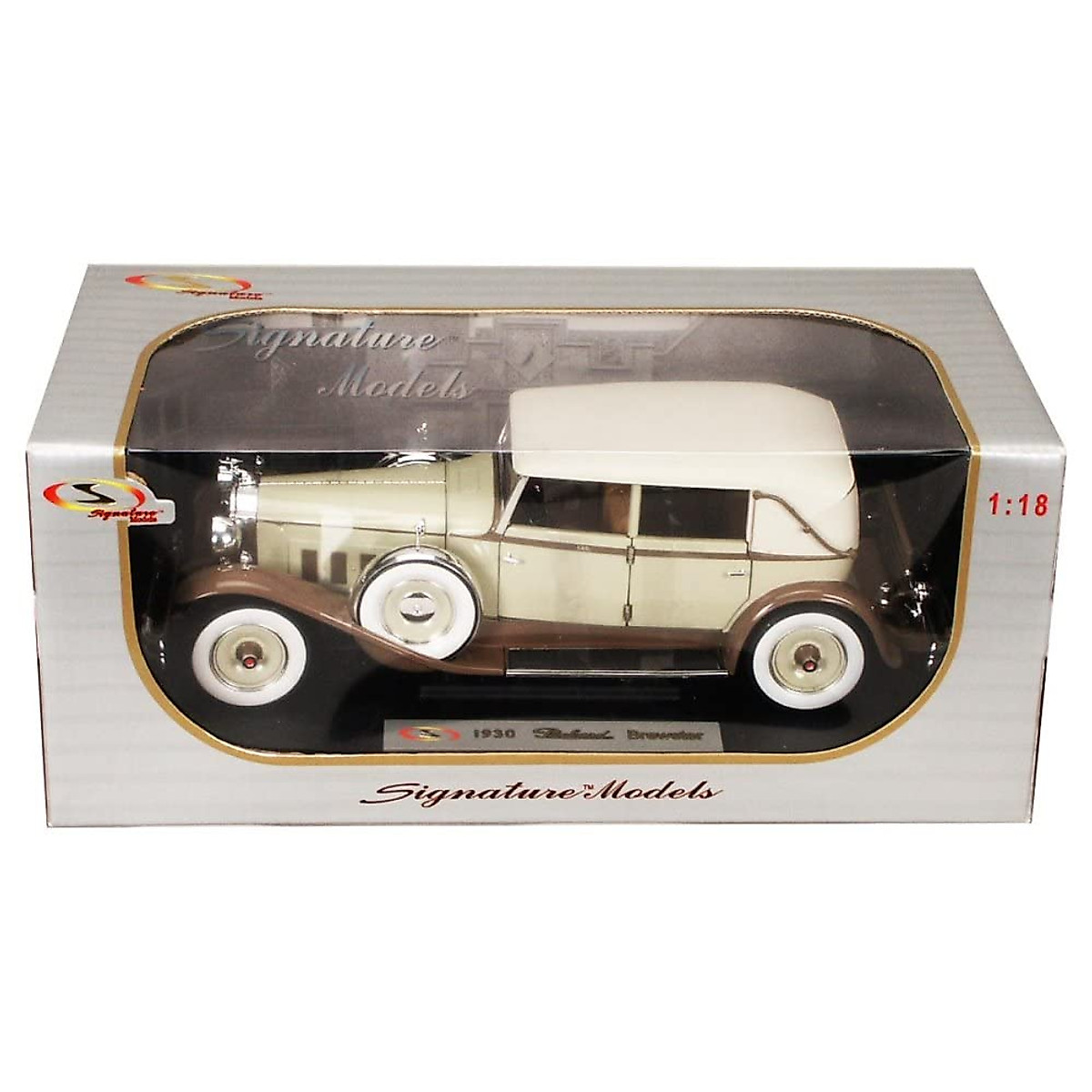 1930 Packard Brewster, Beige/Tan - Signature Models 18103F - 1/18 Scale Diecast Model Car