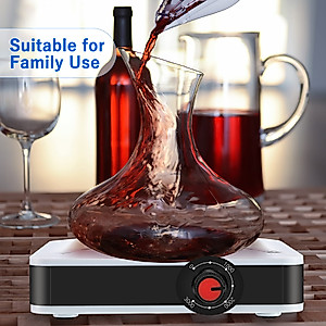 Magnetic Stirrer 4.72 Inch Stir Plate Magnetic Mixer 2500 RPM Speed Stirrer Machine with 4 Stir Bars for Milk Tea Coffee Wine Laboratory Liquid Stirring