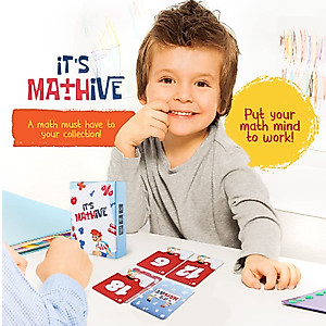 It's Mathive Card Game for Kids – Interactive Math Game Learning Games for Teens, Adults – Easy Gameplay Fast Paced Smart Games for Classroom, Home – Fun and Educational Games