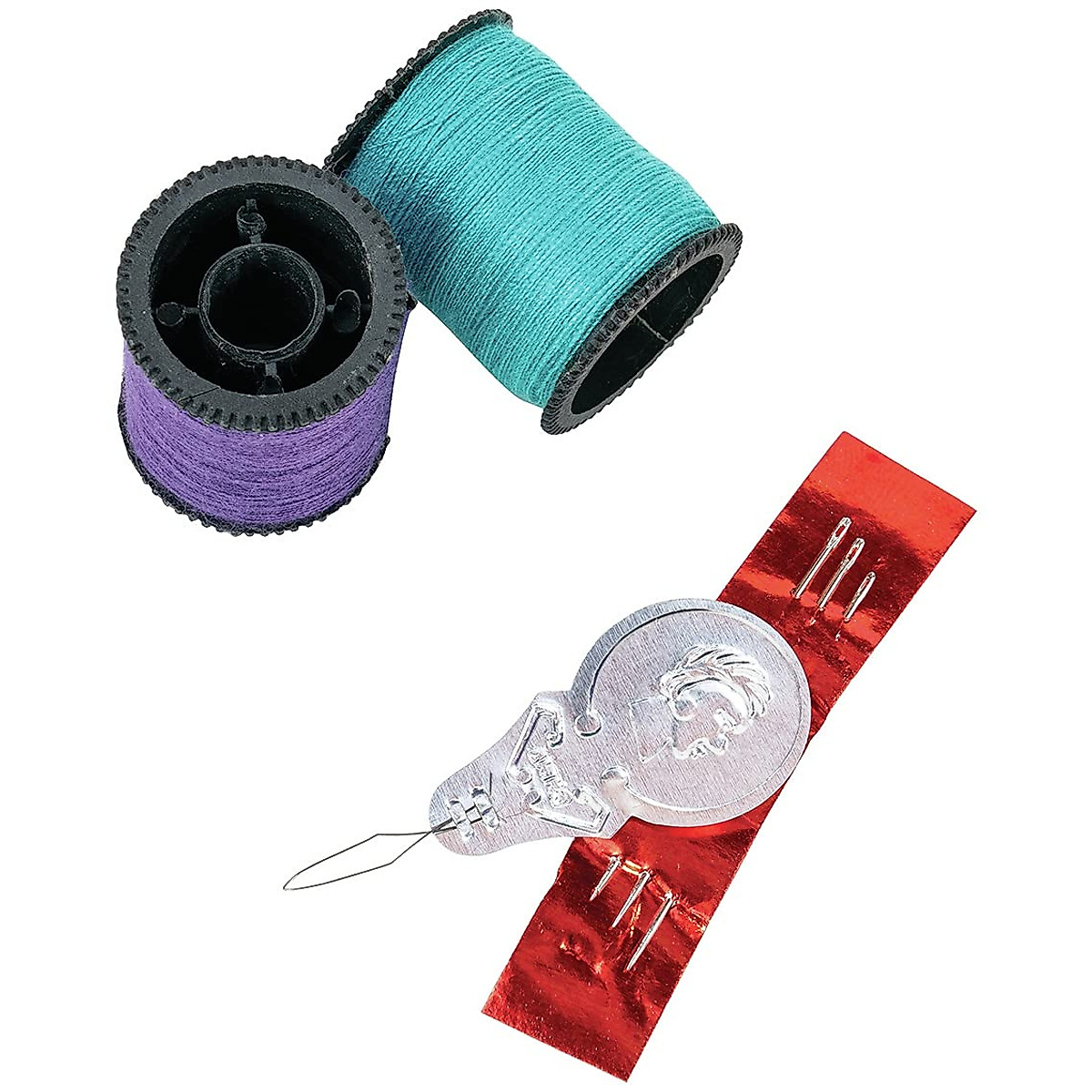 SINGER 60641 Polyester Hand Sewing Thread, Assorted Colors, 12 Small Spools, Dark