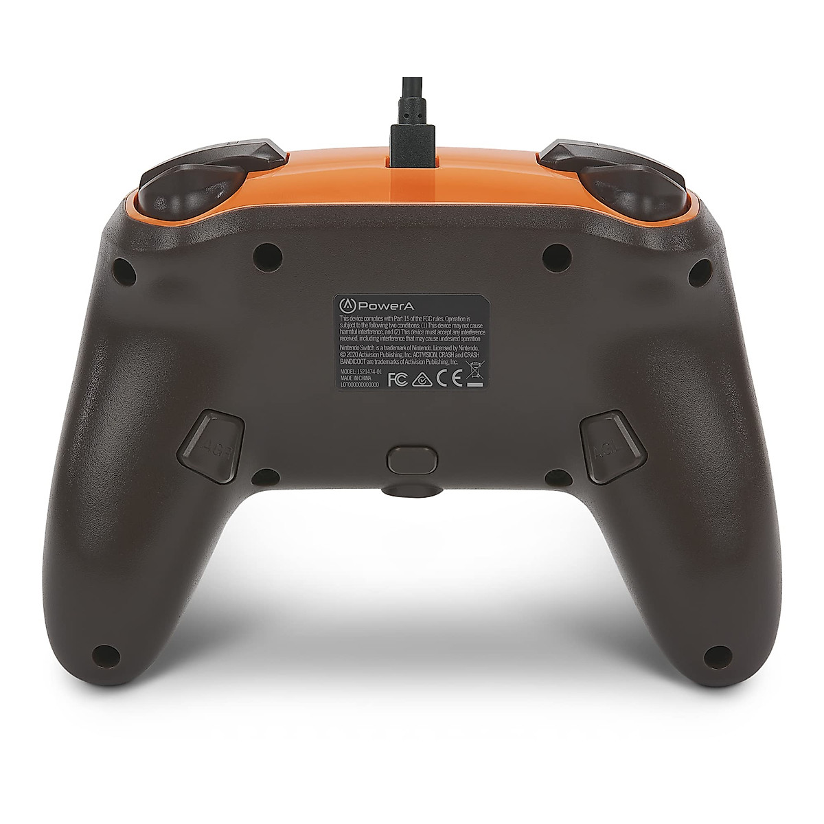 PowerA Enhanced Wired Controller for Nintendo Switch - Quantum Crash