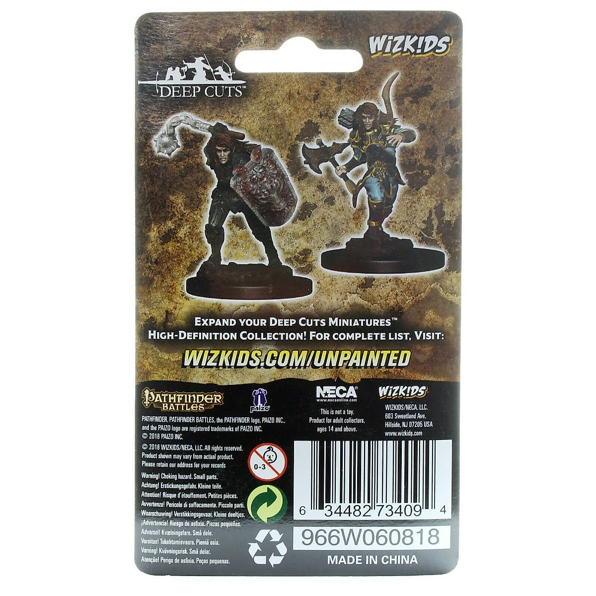 Pathfinder Deep Cuts Unpainted Miniatures: Wave 6: Elf Male Fighter