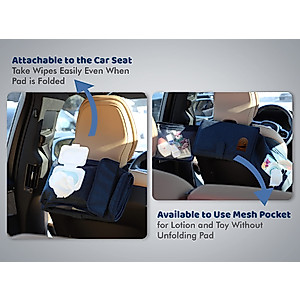 ORMAIE Ormaie Portable Diaper Changing Pad, Portable Changing Mat for Newborn Girl and Boy Navy