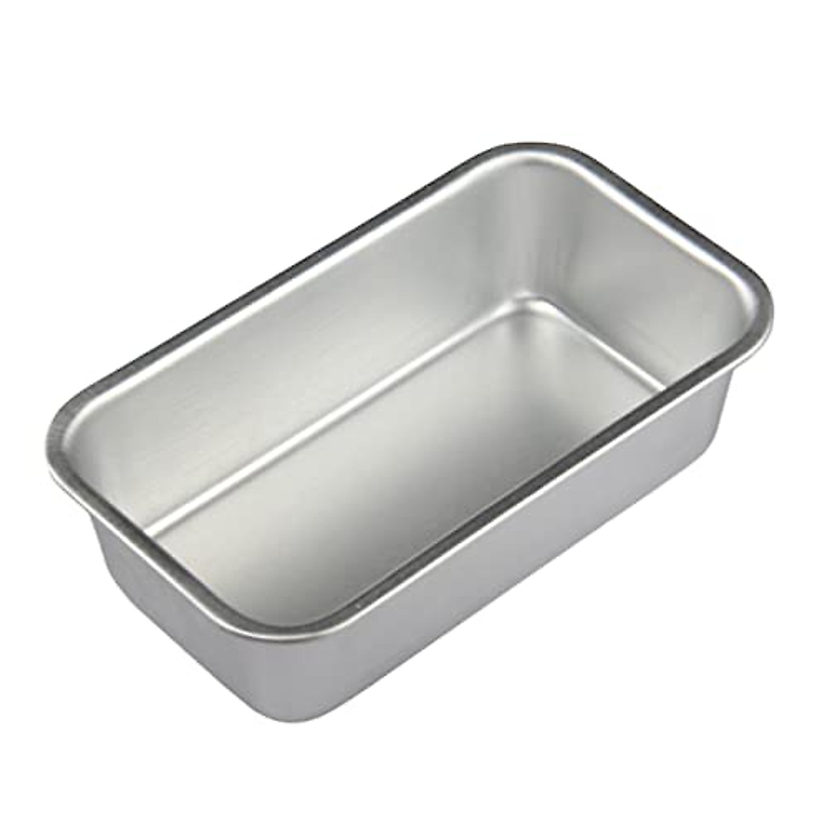 Hemoton 5pcs Pastry Dough Square Tray Stainless Steel Toaster Oven Toast Baking Pan Loaf Baking Dish Dough Bread Pan Silver Household Baking Plate Kitchen Supplies Small Bread Brownie Mold