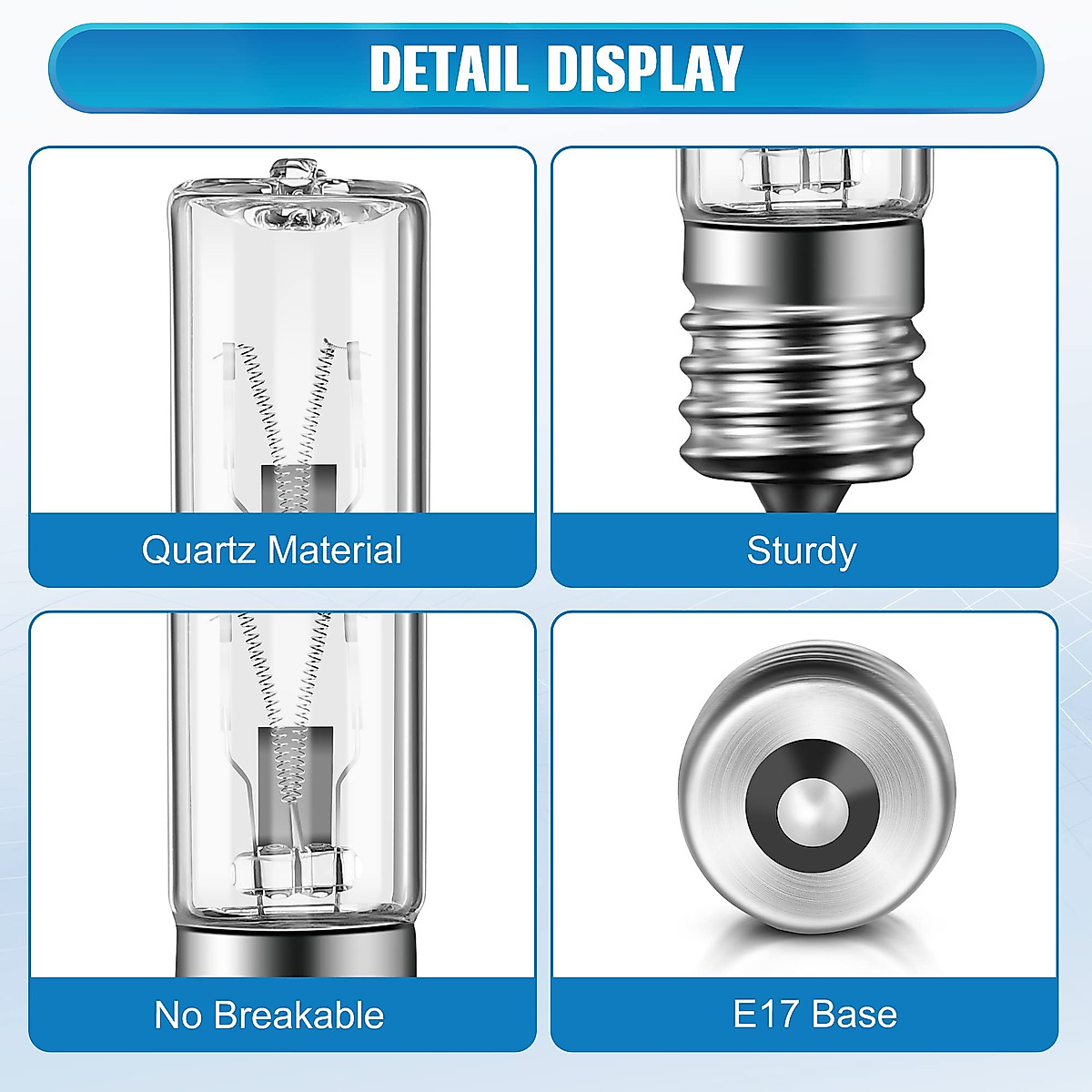 Qualirey 6 Pack LB1000 UVC Replacement Light Bulbs Compatible with GermGuardian GG1100W, GG1000, GG1100B, GG1000CA, LB-1000, GGH200, 661000CA Air Purifier 3W 10V UVC Lamp Bulb