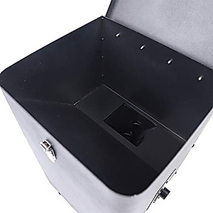 Pellet BBQ Smoker Hopper Assembly Kit, Intelligent Digital Temperature Controller Electric Wood Pellet Smoker Grill Part for Grill, Smoke, Bake, Roast, Braise, and BBQ