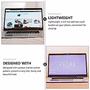 SOLUSTRE 6Pcs Lens Cover Eye Webcam Cover Slider Webcam Cover Blocker Camera Cover for Laptop Tablet Computer Camera Cover Webcam Privacy Lap Desk Webcam Slide Cover Cell abs