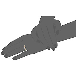 Amazon Essentials Dainty 3-Stone 18K Yellow Gold Over Sterling Silver Cubic Zirconia Fashion Band, Size 8, (previously Amazon Collection)