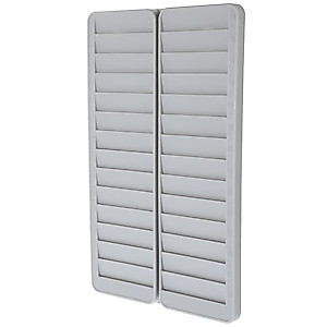 SHINEOFI Rack 28 Pocket Slots Wall Mounted Holder Employee Attendance Work Cards Organizer for Office Warehouse Punch-in Clock Out