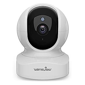 Home Security Camera, Baby Camera,1080P HD wansview Wireless WiFi Camera for Pet/Nanny, Motion Alerts, 2 Way Audio, Night Vision, Compatible with Alexa Echo Show, with TF Card Slot and Cloud