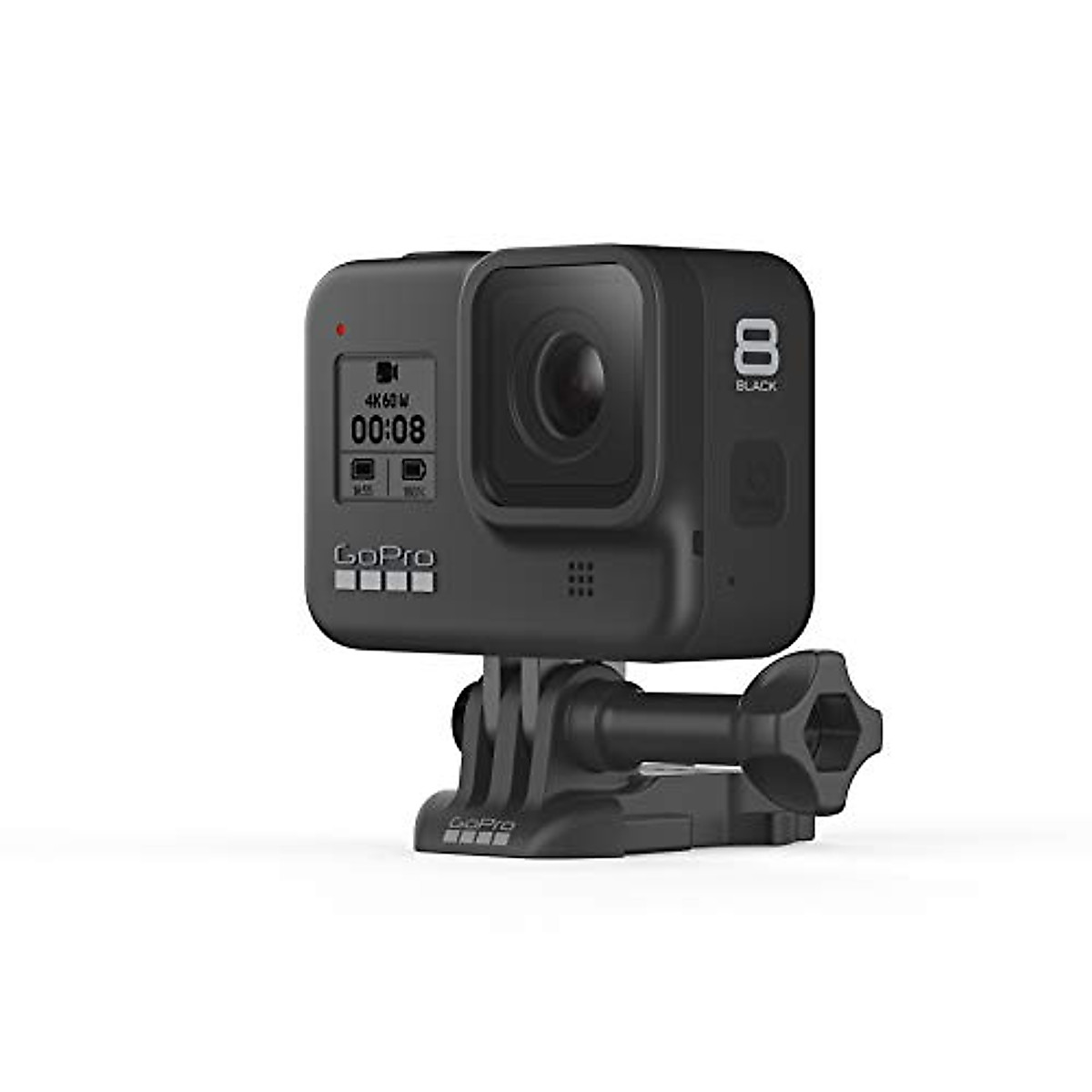 GoPro HERO8 Black - Waterproof Action Camera with Touch Screen 4K Ultra HD Video 12MP Photos 1080p Live Streaming Stabilization (International Model)