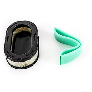 Craftsman SBD Air Filter with Pre-Filter for Riding Mowers, Black