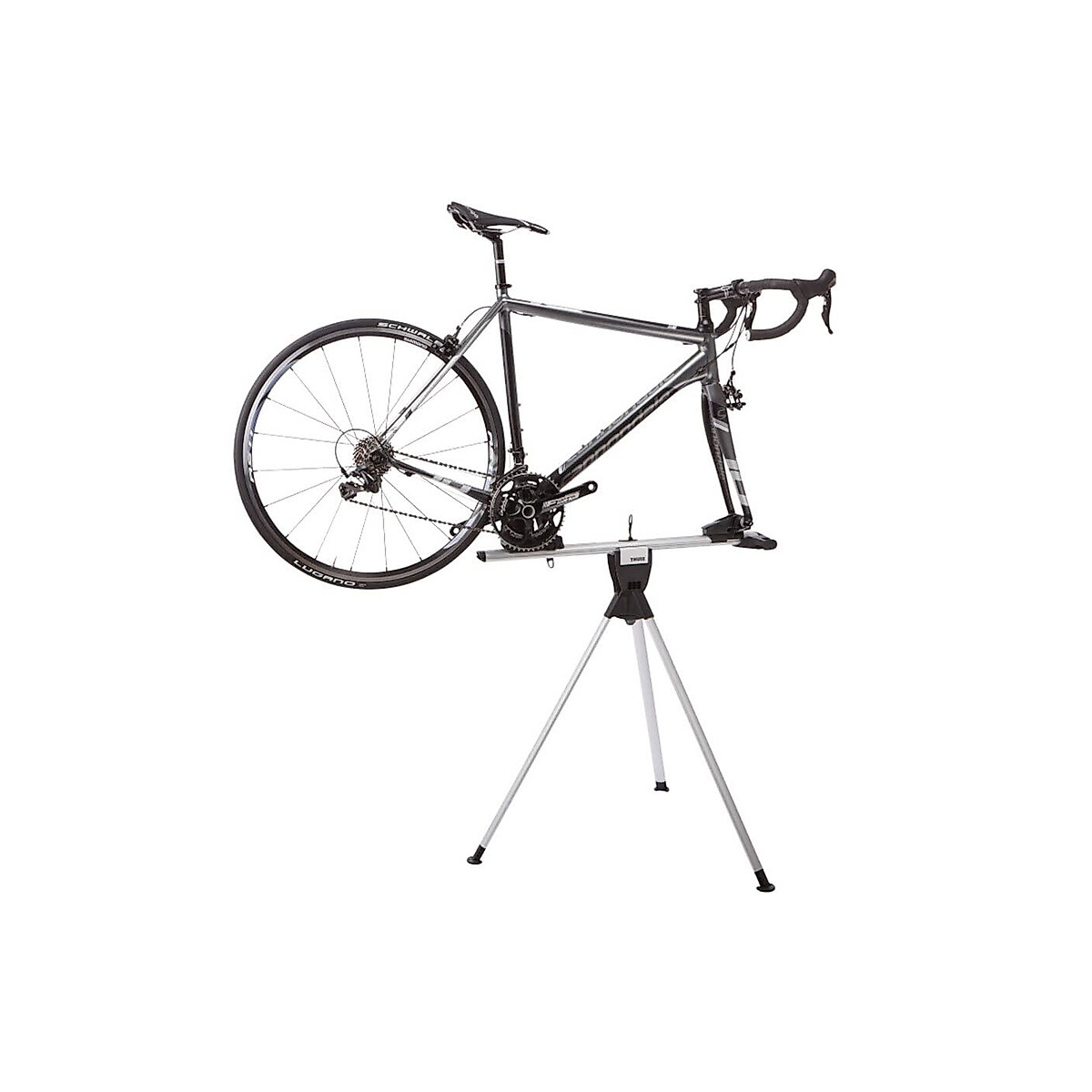 Thule RoundTrip Transition – Hard Shell Bike Travel Case with built-in Repair Stand