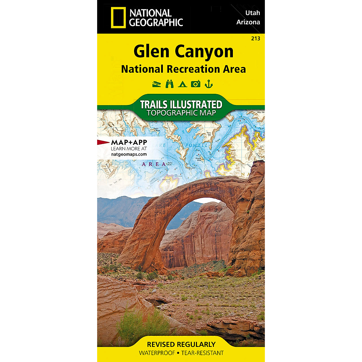 Glen Canyon National Recreation Area (National Geographic Trails Illustrated Map)