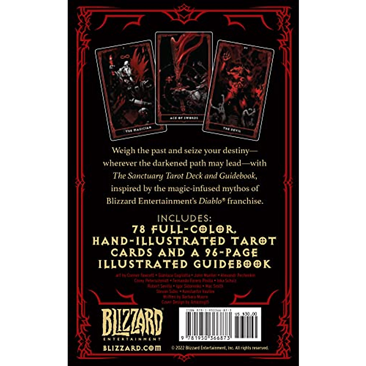 Diablo: The Sanctuary Tarot Deck and Guidebook