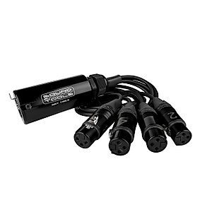 Sound Tools CAT Tails FX - Female XLR Breakout 4 Lines of XLR Analog Audio, AES3, DMX or COM
