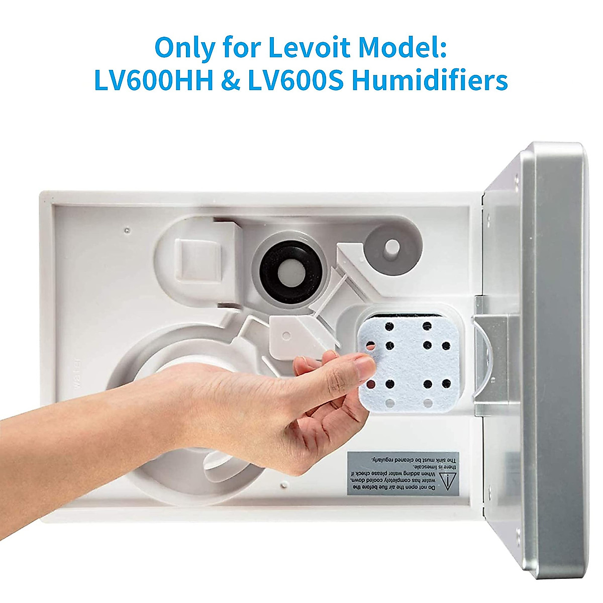 LV600HH LV600S Humidifiers Replacement Descaling Pad 10 Pack Mineral Absorption Pad Compatible for LEVOIT