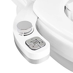 Generic Ultra-Thin 3-Function Bidet Toilet Seat Attachment Chrome