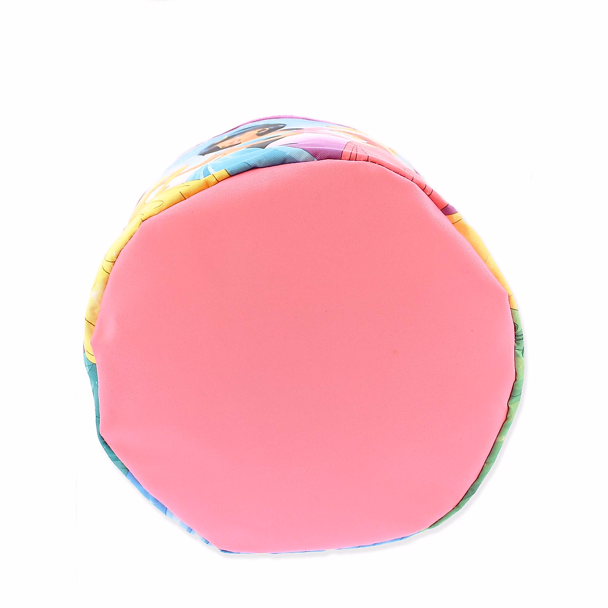 Disney Princess Girls Collapsible Nylon Gift Basket Bucket Tote Bag (One Size, Pink)