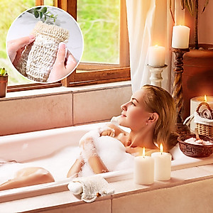 60 Pcs Soap Accessories Set Including 20 Pcs Wood Soap Holder Soap Dishes for Bar Soap Tray, 20 Pcs Soap Saver Bag Exfoliating Soap Pouch, 20 Pcs Self Draining Soap Saver Pads for Bathroom Men Bath