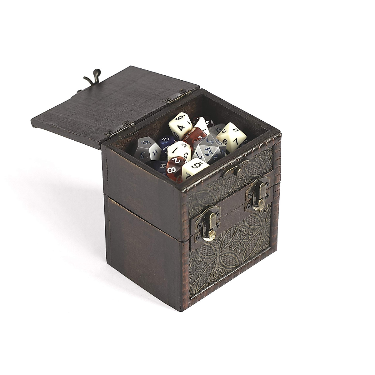 KakapopoTCG M01C Wooden Deck and Counter Box for Deck Protector Storage Trading Cards TCG MTG Magic FaB YGO EDH Commander Box FaB TCG PTCG Dice Box DnD Spell Box