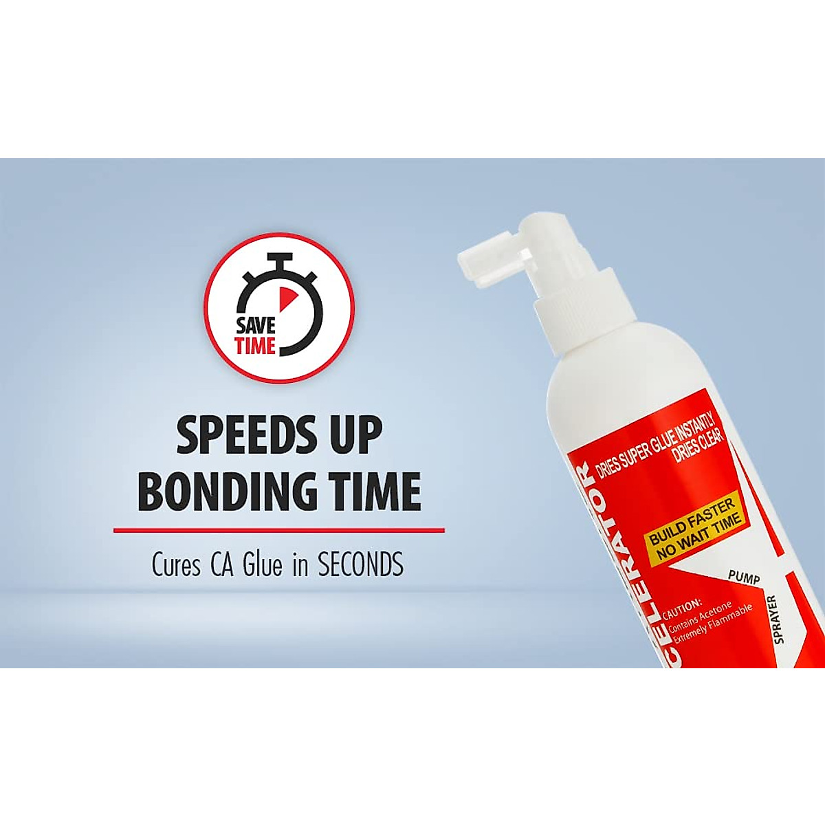 Starbond "Pinocchio" Pump CA Glue Accelerator - Instantly Dries Super Glue (8 Ounce)