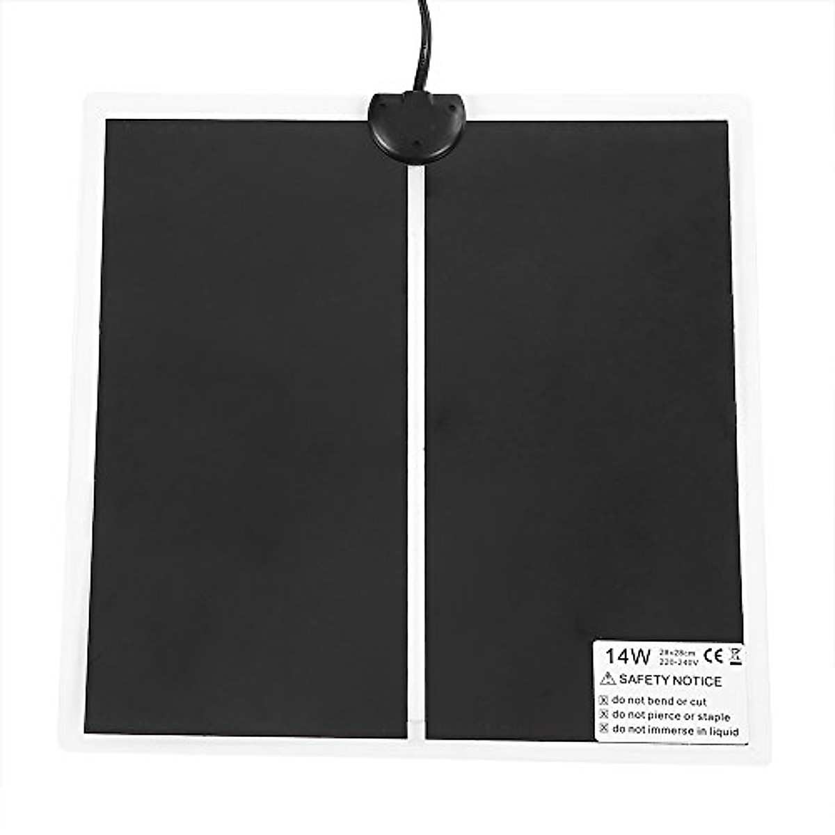 Sixrun Reptile Pet Heating Pad Mat Bed Under Tank Warmer Mat Heating Mat Brooder Incubator for Reptile Dogs Cats(14W)