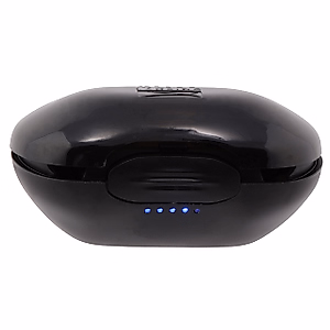 Altec Lansing True Evo Sport Truly Wireless Earphones, 6 Hours of Battery Life, Weatherproof Design, Includes Wireless Charging Case, Black (MZX758-BLK-AMZ)