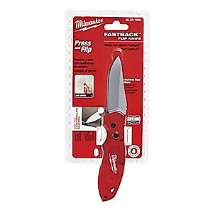 Milwaukee 48-22-1990 FASTBACK Smooth Folding Knife Stainless Steel