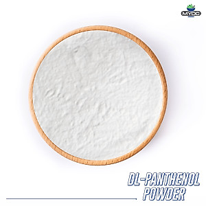 MYOC DL-Panthenol Powder - Provitamin B5 Powder for Cosmetics, Hair & Skin Care - 1.97oz / 56gm
