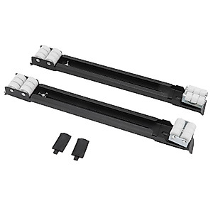 Furniture Washing Machine Dolly, Heavy Duty Extensible Appliance Roller Universal Wheel Base Detachable Portable Load Bearing 300KG for Furniture(Black)
