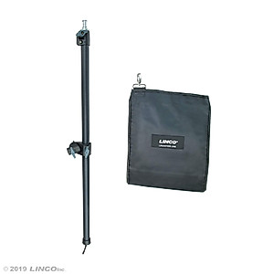 LINCO Lincostore 2.5ft to 5ft Adjustable Overhead Light Boom Arm with Universal Tripod Clamp & Counter-Weight Bag 4255K
