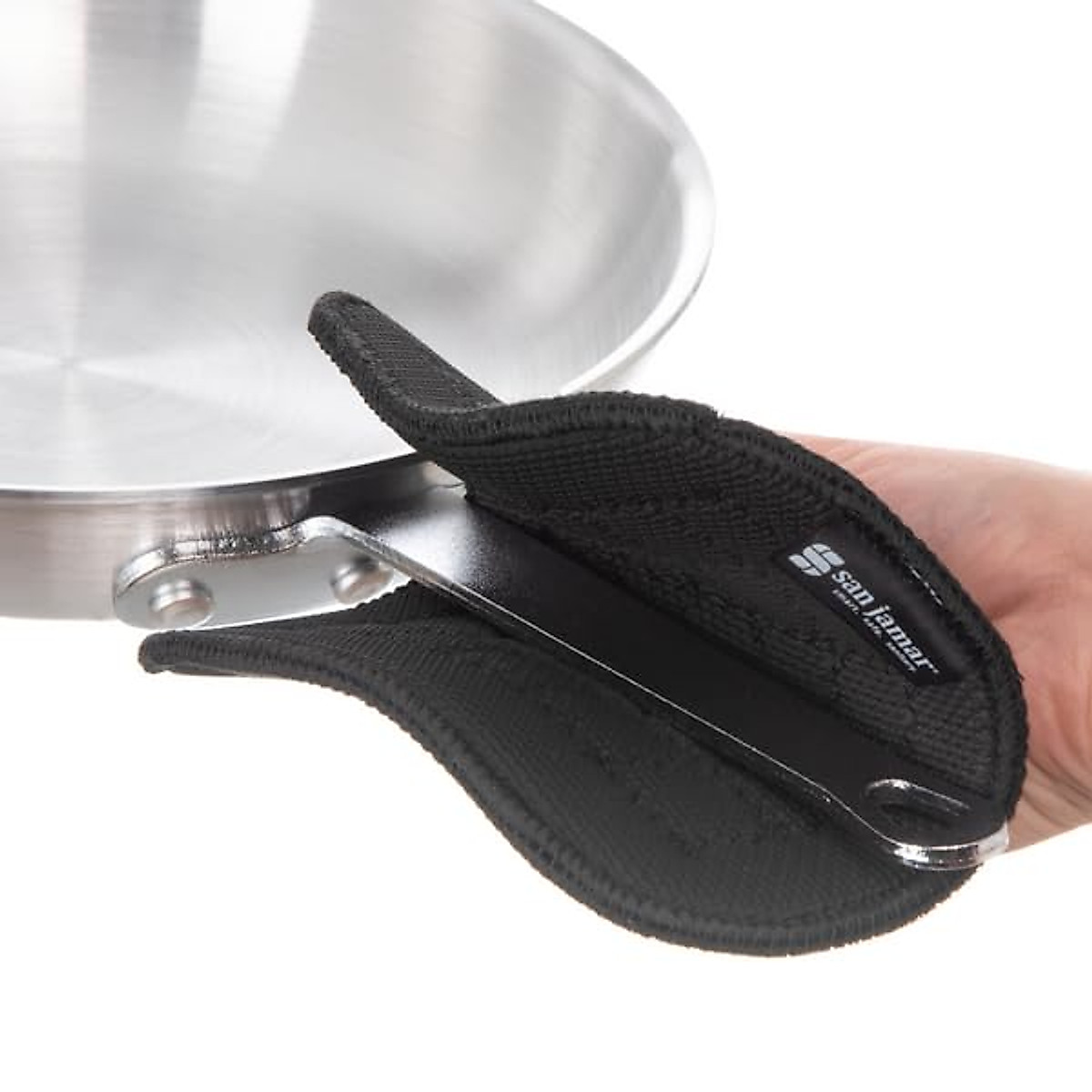 Carlisle FoodService Products Ultigrip Neoprene Commercial Hot Pad Pan Holder, 7" X 7", Black
