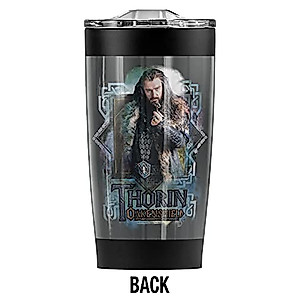 Logovision The Hobbit Thorin Oakenshield Key Stainless Steel Tumbler 20 oz Coffee Travel Mug/Cup, Vacuum Insulated & Double Wall with Leakproof Sliding Lid | Great for Hot Drinks and Cold Beverages